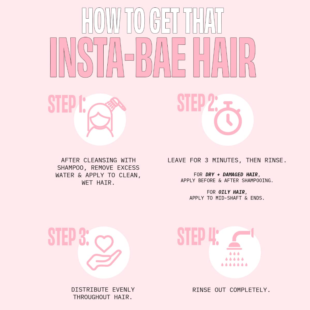 Insta-Bae 3-Minute Nourishing Hair Mask - FoxyBae – FOXYBAE.COM