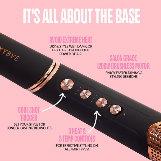 Rose Gold Super Styler Pro Hair Dryer & Multi-Styler - FoxyBae ...
